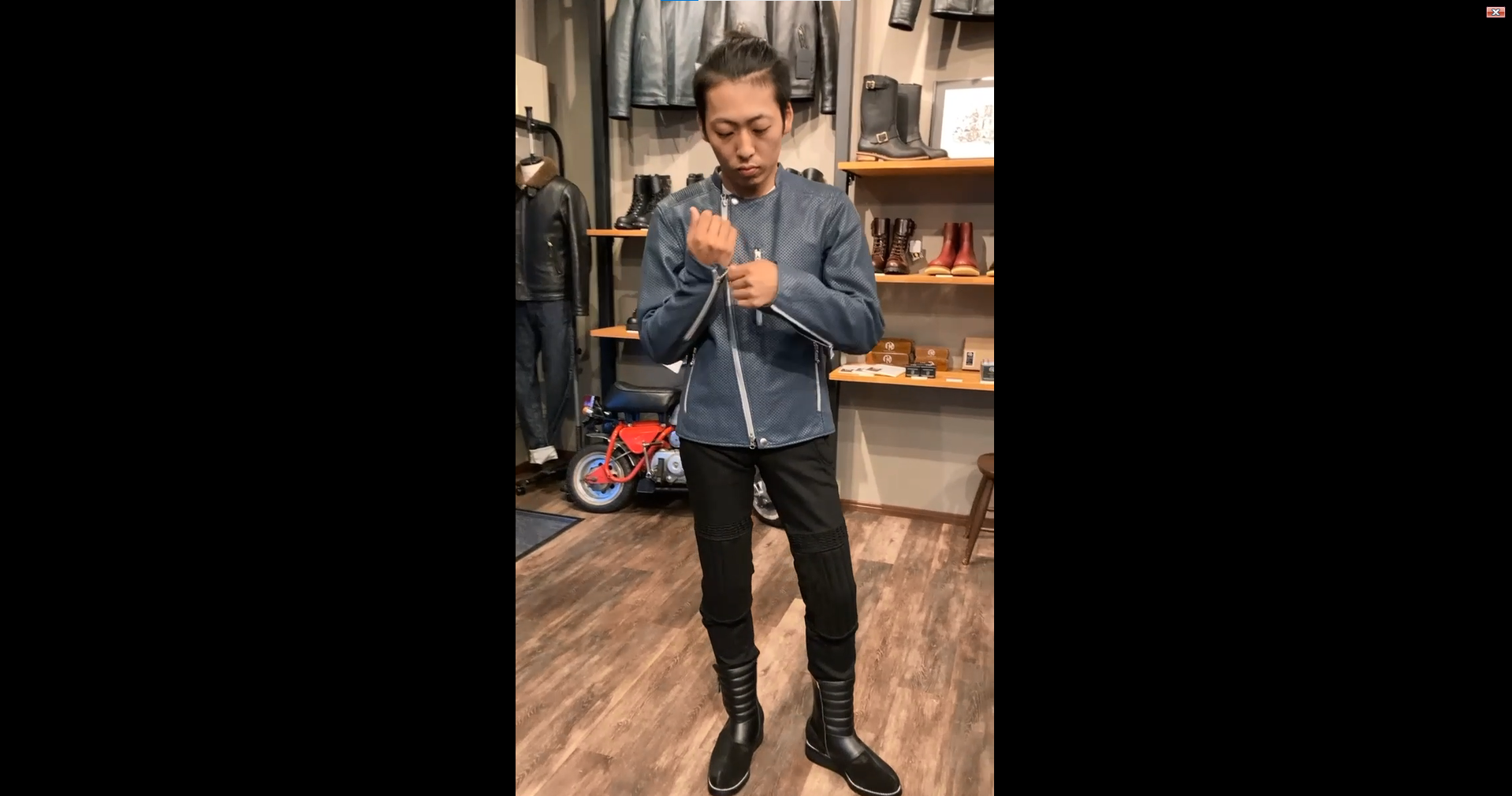 【ATLAS-PL】シャーリングが目を引く定番モデルのパンチング仕様 – カドヤ公式オンラインショップ