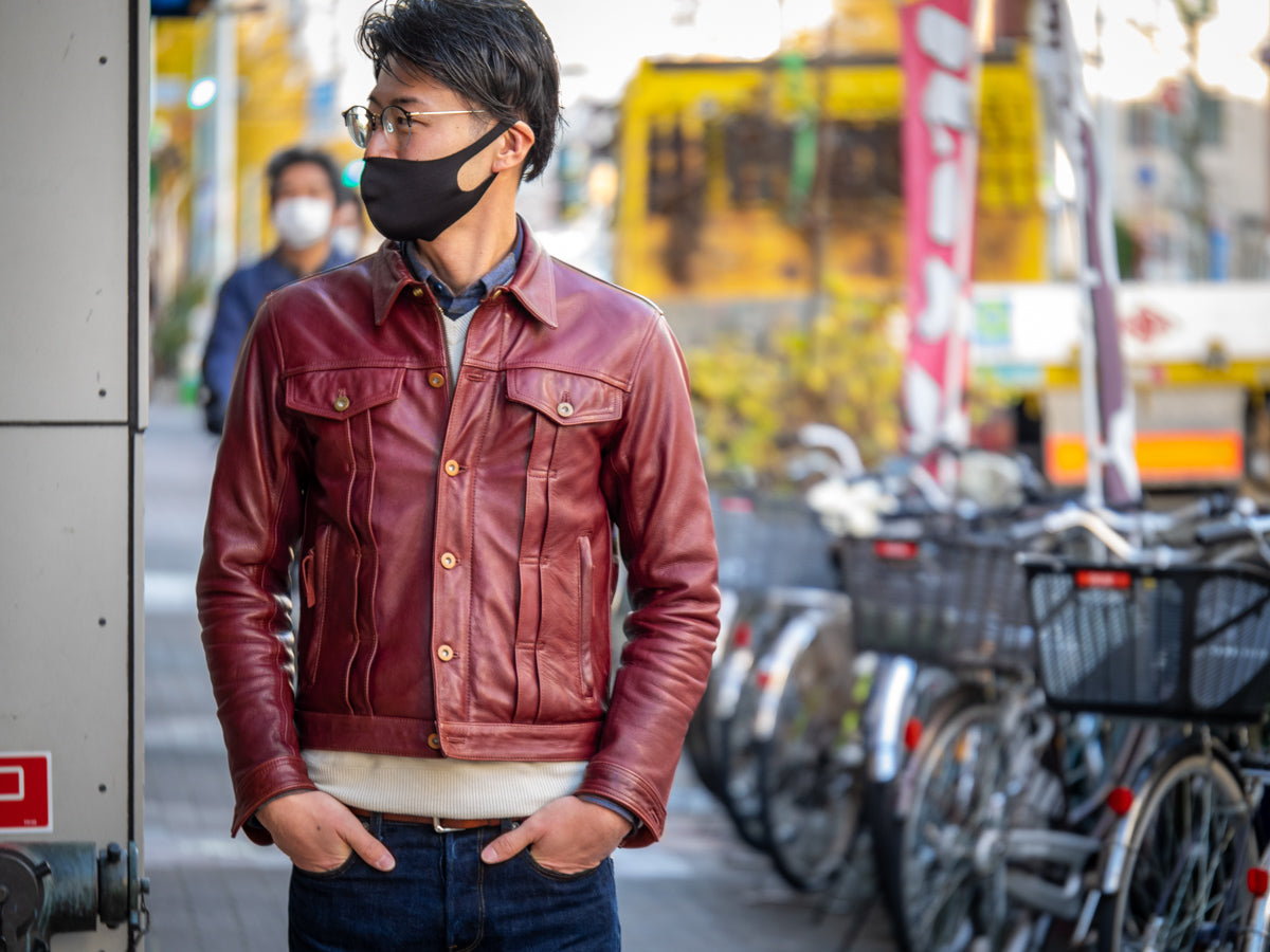 DT-LEATHER JAC