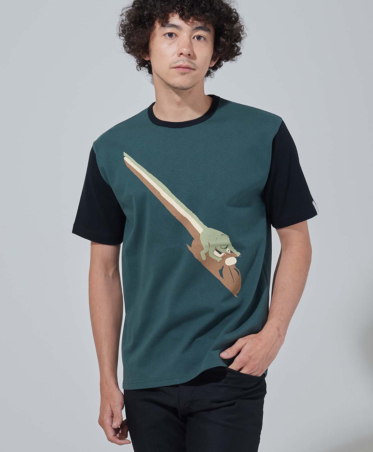 Tシャツ バイクウェア｜カドヤ公式オンラインショップ｜Zoom-CAFE/ST / カーキ/ブラック