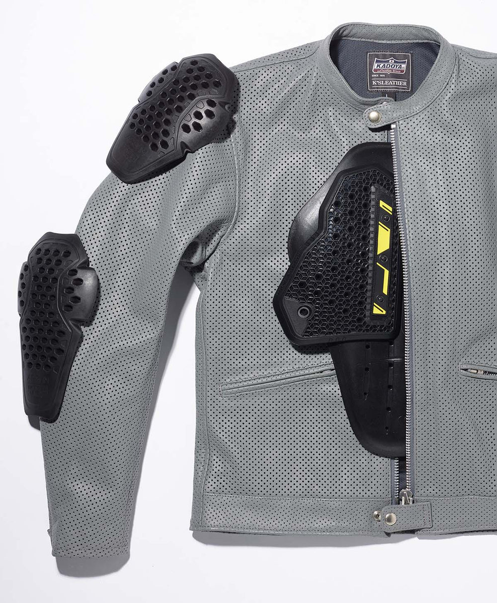 革ジャン パンチング レザージャケット｜カドヤ公式オンラインショップ｜PL-RAFF / ブラック