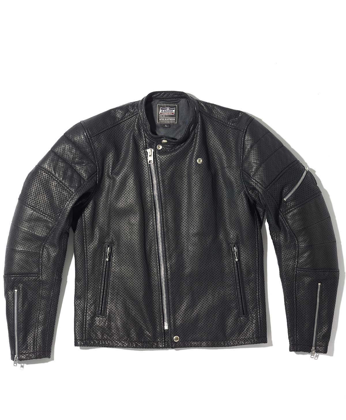 Leather jacket punching leather jacket | Kadoya official online shop ...