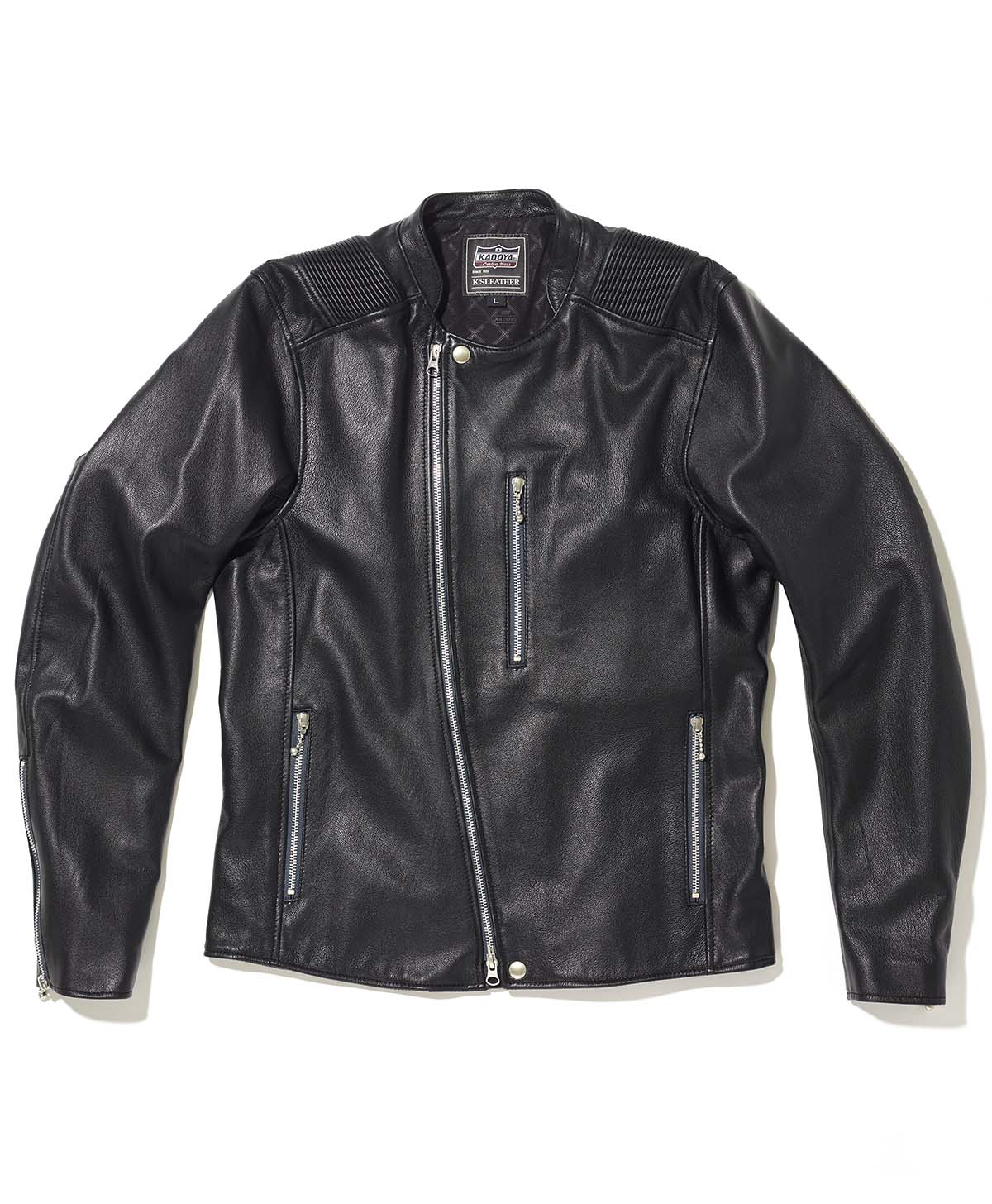Leather jacket semi-double leather jacket | Kadoya official online shop ...