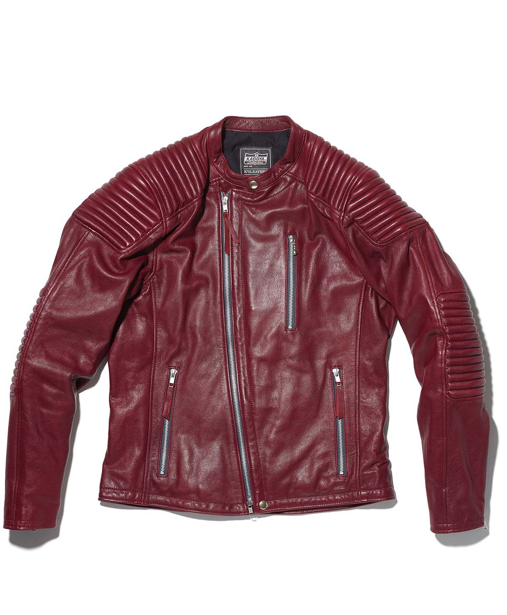 Leather jacket semi-double leather jacket | Kadoya official online shop ...